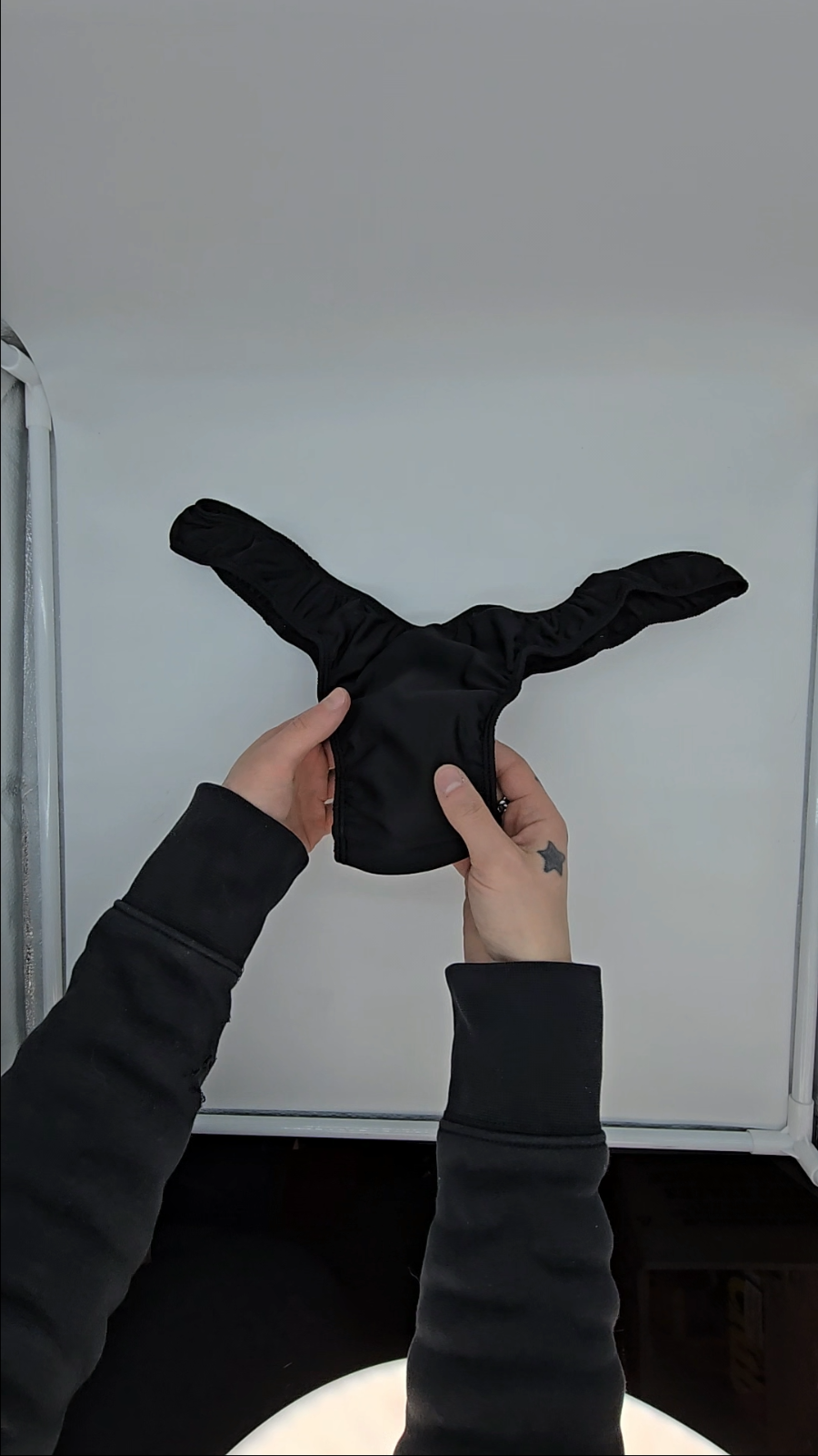 Black Satin Gaff Thong – Feminine Tucking Panty for Crossdressers 2X ...