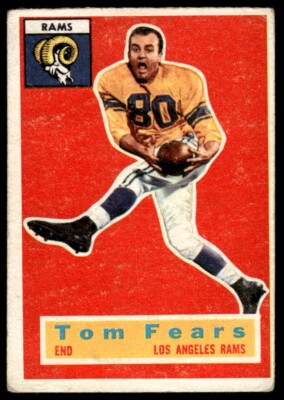 1956 Topps Tom Fears Los Angeles Rams #42 | eBay