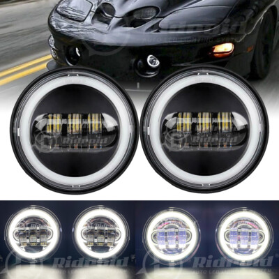 4.5" LED Spot Passing Fog Lights Lamp For Pontiac Firebird Trans Am ...