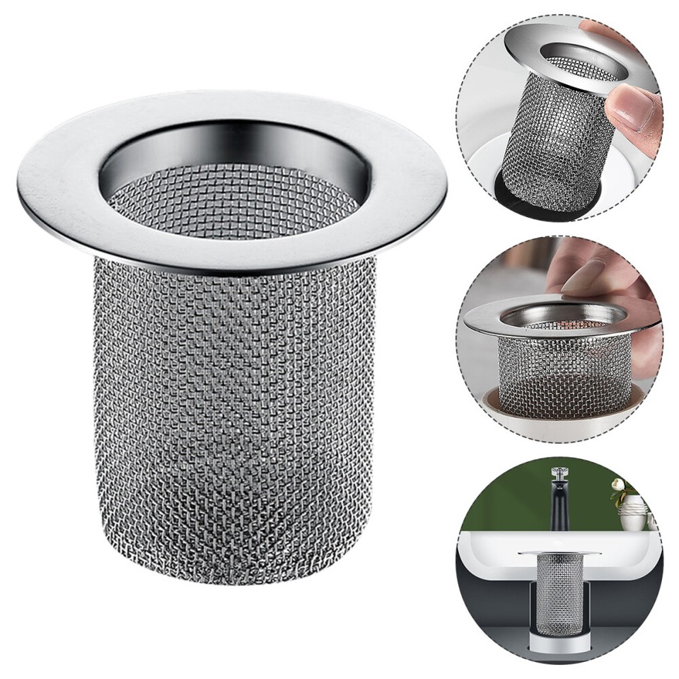 1PC Stainless Steel Filter Sink Debris Stopper Fine Mesh Strainer ...