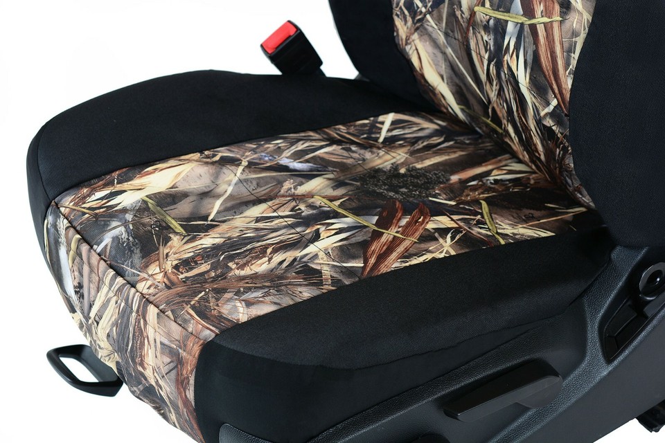 NEOPRENE CAMO UNIVERSAL FIT SEAT COVERS for a pair of Low Back Bucket ...