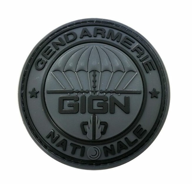 PVC Rubber GIGN France GENDARMERIE National Military Hook Patch ...