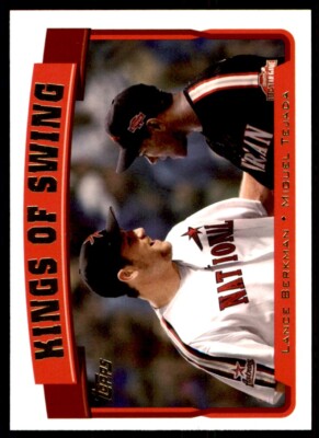 2005 TOPPS #694 KINGS OF SWING (LANCE BERKMAN/MIGUEL TEJADA) BALTIMORE ...