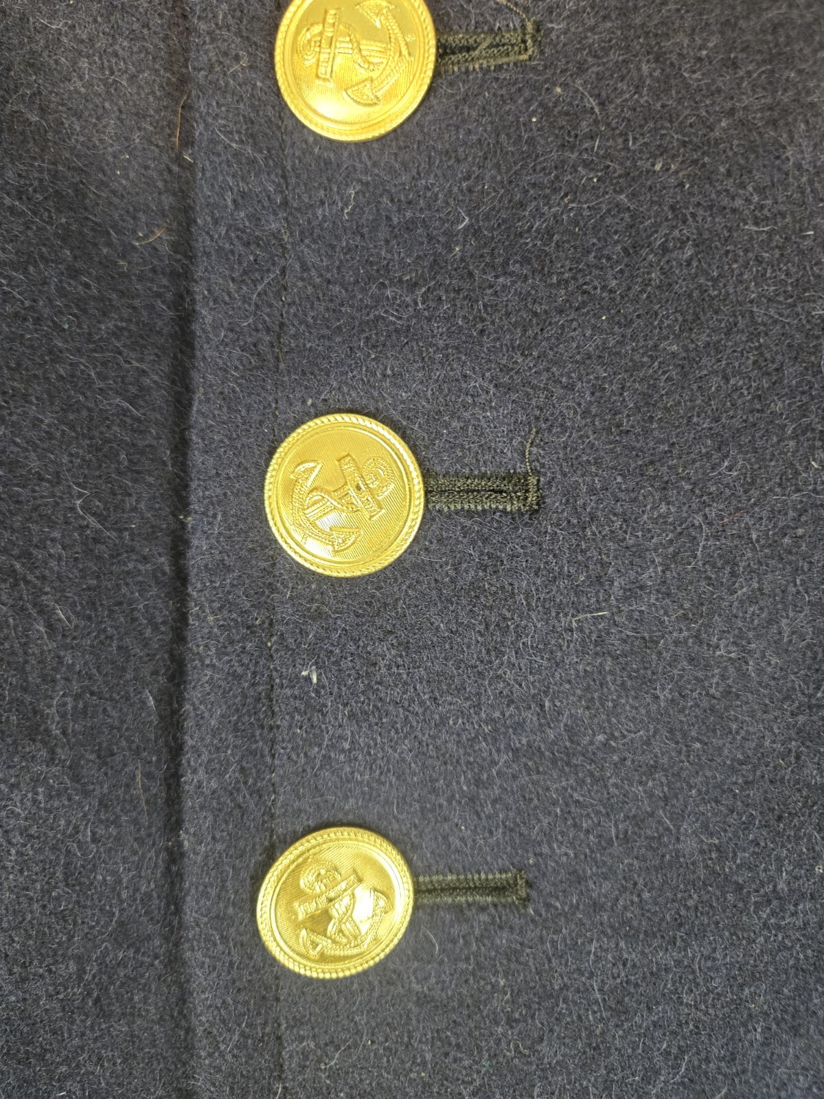 East German Navy Wool Uniform Tunic Jacket Pea Coat NVA DDR Original ...