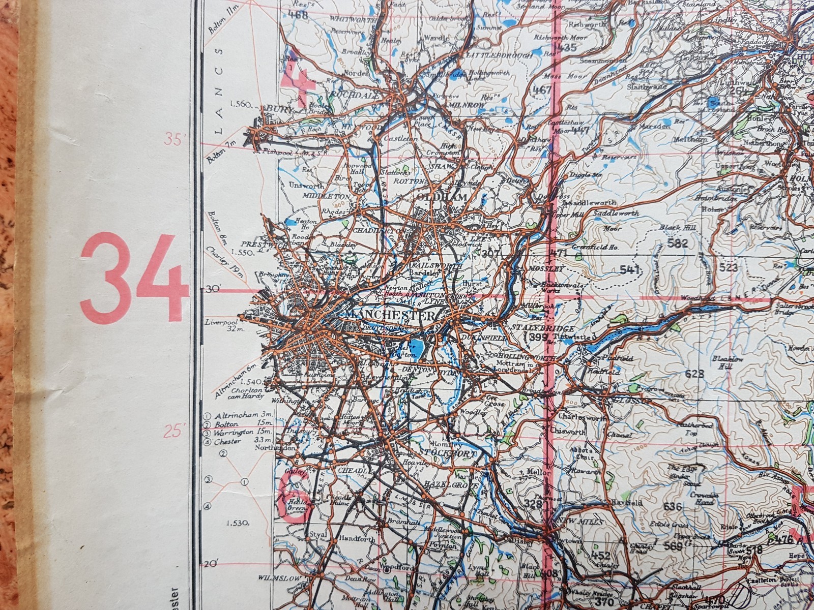 Original WWII WW2 German Flying Maps bombing Luftwaffe England Midlands ...