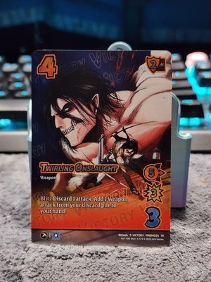 Universus UFS UVS Attack on Titan Twirling Onslaught PROMO25 80 Alt Art ...