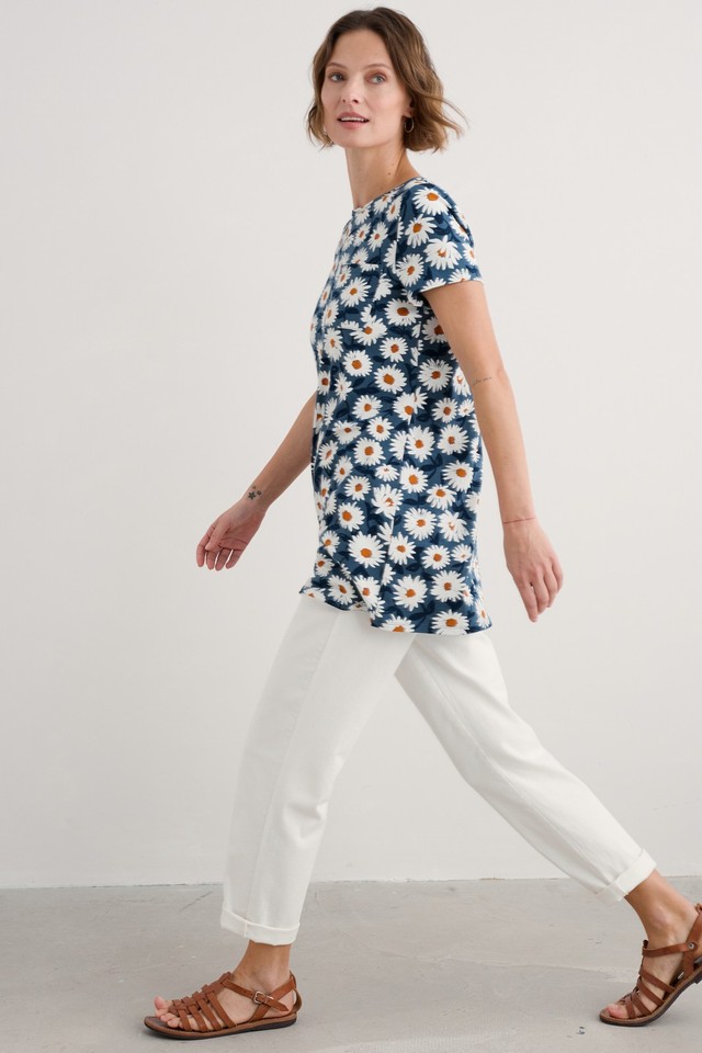 Seasalt Women's Tunic - blue Bowithick Jersey Tunic - Regular - Arty ...