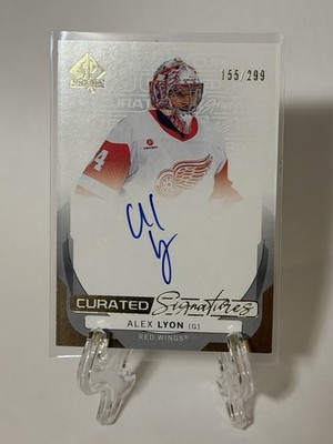 2024-25 Sp Authentic Alex Lyon Curated Signatures Auto /299 #SPC-LY | eBay