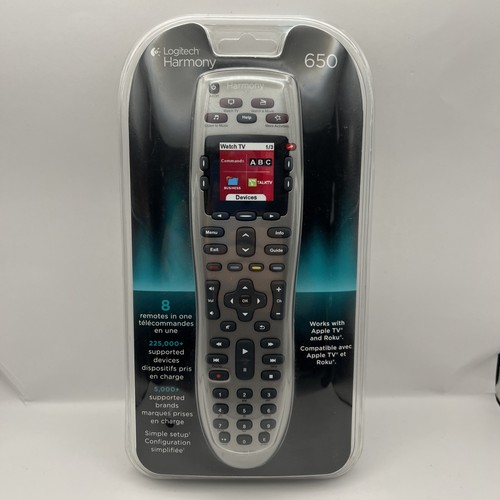 Logitech Harmony 650 Remote Control Color Screen (NEW) Sealed | eBay