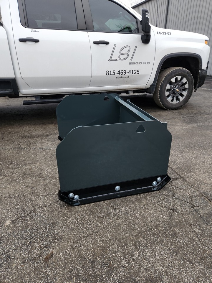 Mini Bobcat 4' HD Snow Pusher Box MT52 MT55 MT85 MT100 463 S70 Mount 24 ...