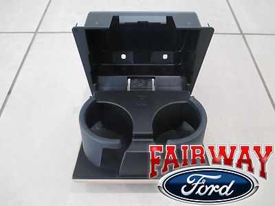 08 thru 10 Super Duty OEM Ford In-Dash Instrument Panel Cup Holder ...