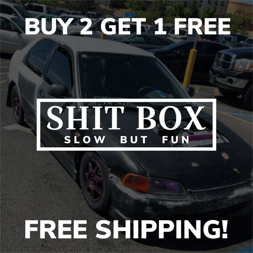 ShitBox Funny Decal Sticker Vinyl Window Car Truck Broken Jdm | eBay