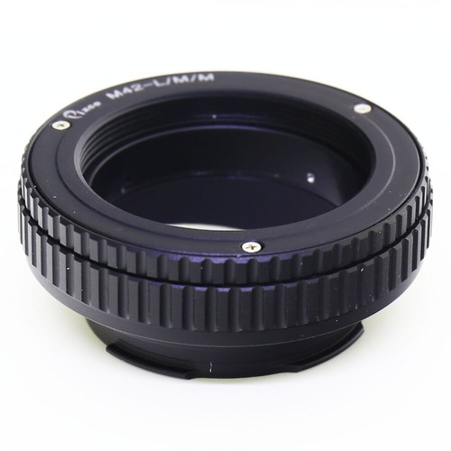 M42 screw mount lens to Leica M L/M mount adapter macro focusing ...