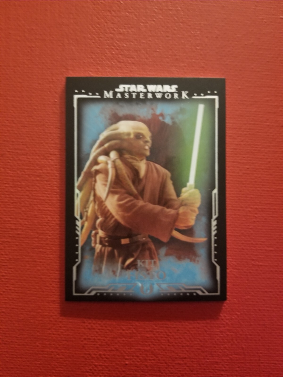 TOPPS - STAR WARS MASTERWORKS BLUE PARALLEL KIT FISTO TRADING CARD #26 ...