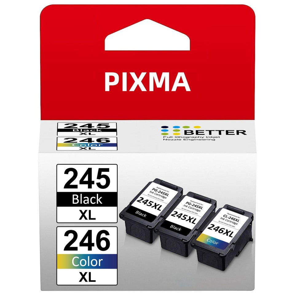 PG-245XL CL-246XL Ink for Canon 245XL 246XL PIXMA TR4522 MG2522 MX490 ...