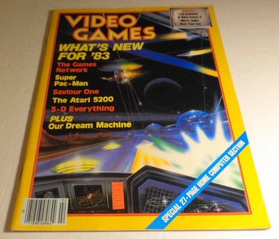 VTG 1983 VIDEO GAMES MAGAZINE WHAT'S NEW FOR '83 GREAT FEATURES SUPER ...