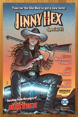 2020 DC Comics Jinny Hex Print Ad/Poster Jonah Young Justice Cowboy ...