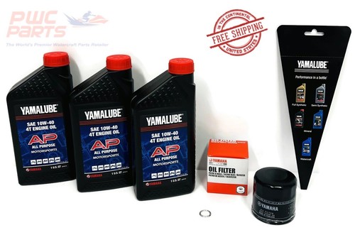 YAMAHA 2016-2018 KODIAK 700 4WD Oil Change Kit Filter Gasket 4T OEM ...