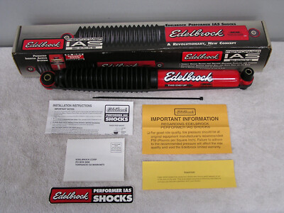 NEW EDELBROCK IAS SHOCKS #63006 NEW IN BOX | eBay