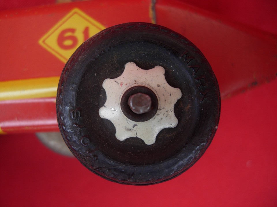 Louis Marx MAR Midget Racing Race Racer Car RUBBER WHEELS tires RARE | eBay