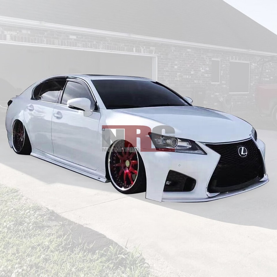 For 2013-2015 Lexus GS GS350 GS450 Conversion 16+GSF front bumper + Fog ...