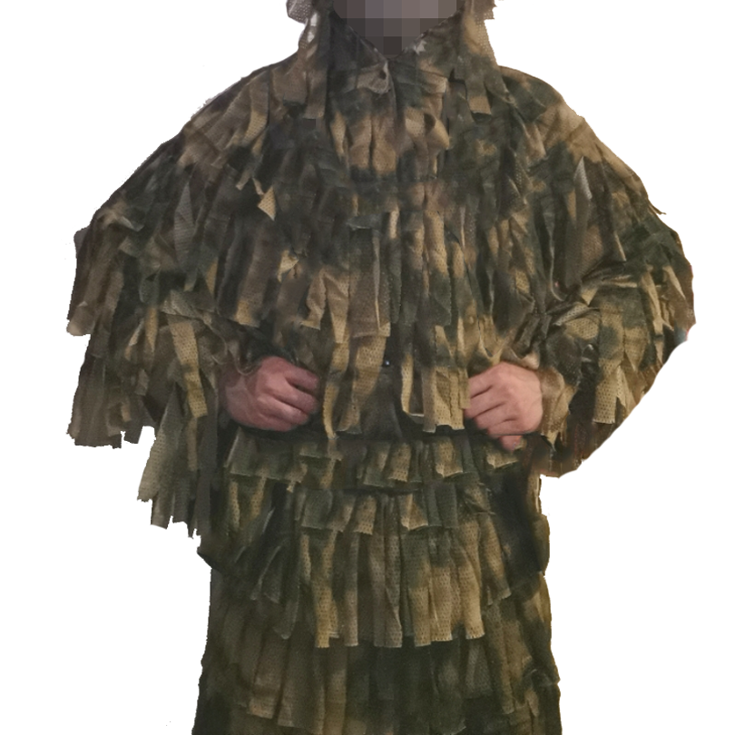 Tactical Russian Type Camo Pattern Ghillie Suit Overclothes Outerwear ...