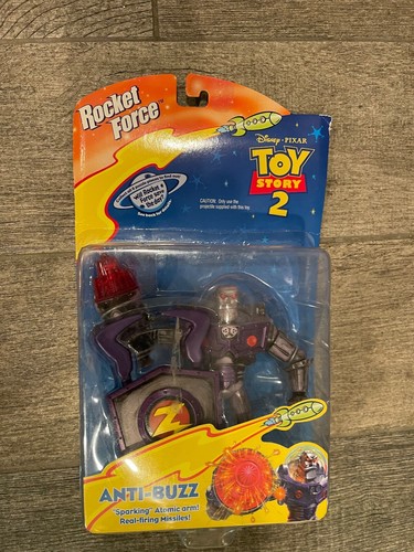 Mattel Toy Story 2 Anti Buzz Rocket Force Figure Toy Vintage 1999 NEW ...