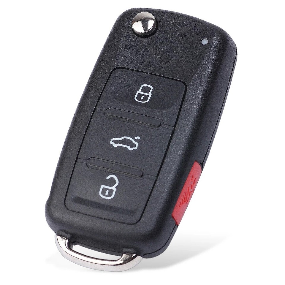 for 2011-2016 Volkswagen 4-Button PROXIMITY Flip Smart Key KEYLESS ...