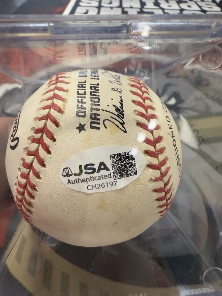 Andy Pafko Signed Baseball. Handy Andy. JSA | eBay