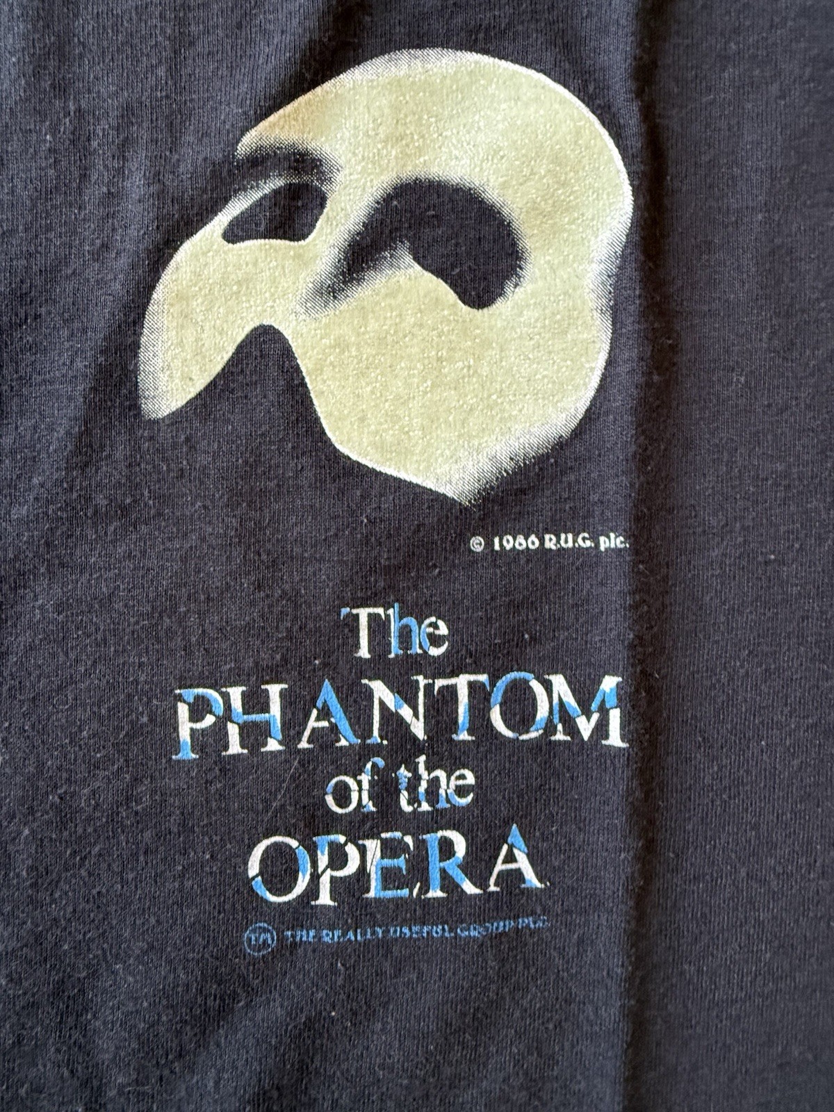 1986 VintageThe Phantom Of The Opera T Shirt X-Large … - Gem