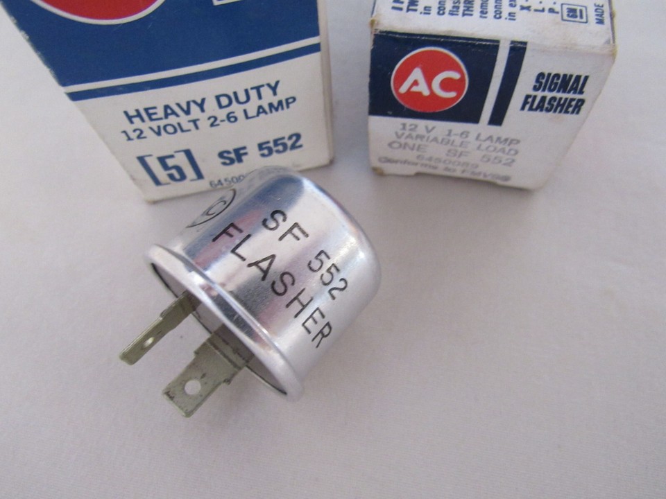 NOS 1964-79 Chevy Pontiac Olds 4 Way Flasher (4 bulb Tung Sol 552) GM ...