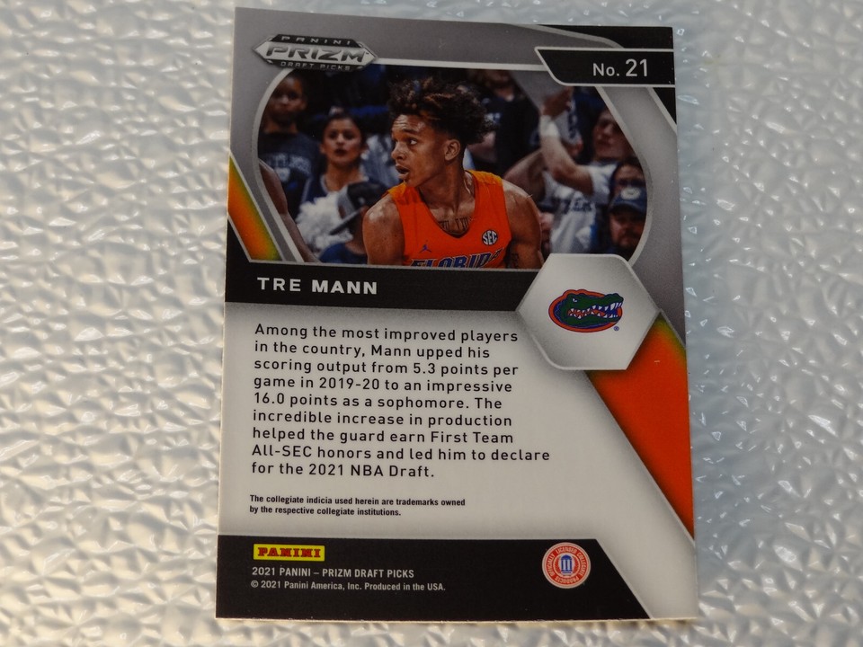 2021-22 Panini Prizm Draft Picks #21 Tre Mann | eBay
