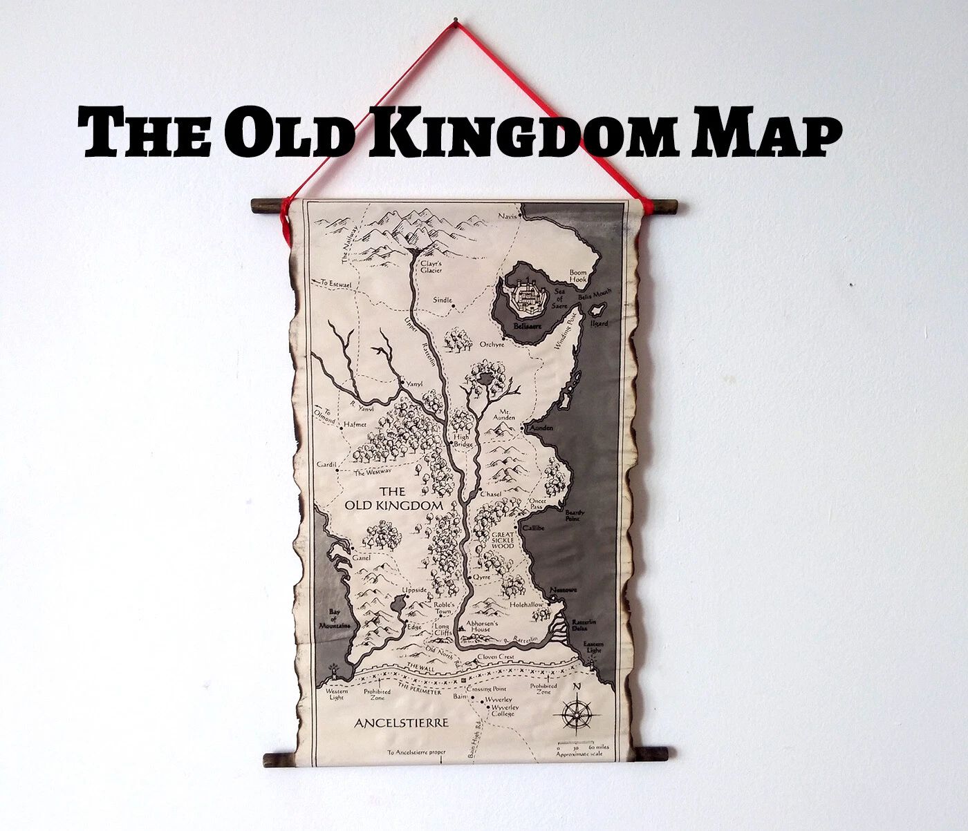 The Old Kingdom Map, Abhorsen Map, Mogget's Map, Australia | Ubuy