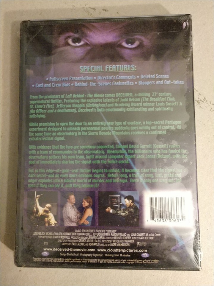 Deceived (DVD, 2002) Judd Nelson Louis Gossett Jr. Michelle Bilden ...