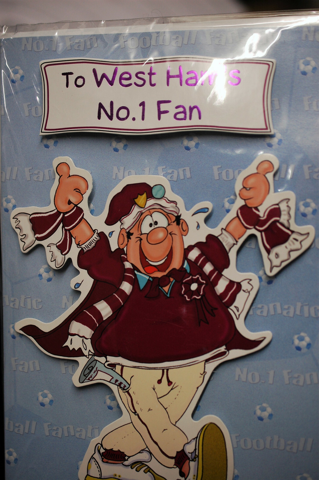 Football Number One Fan Cards - FAN-ATICS - Birthday - Christmas - Gift ...