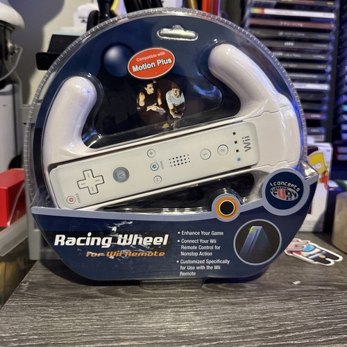 Nintendo Wii Racing Wheel iConcepts Connects To Wii Remote Factory ...