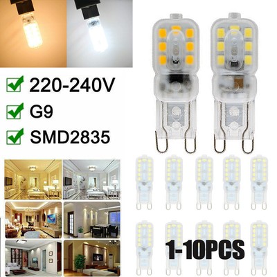 10 X G9 LED BULB 8W COOL WHITE CAPSULE LAMP REPLACE 40W HALOGEN LIGHT ...