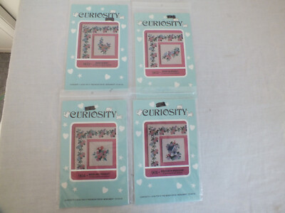 Curiosity lot of 4 quilt patterns applique BIRDS bouquet birdhouse ...
