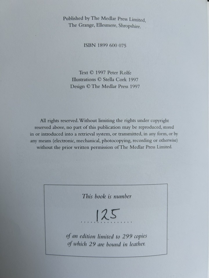 THE NET ON THE GARAGE WALL Peter Rolfe Limited Edition Fishing Book ...