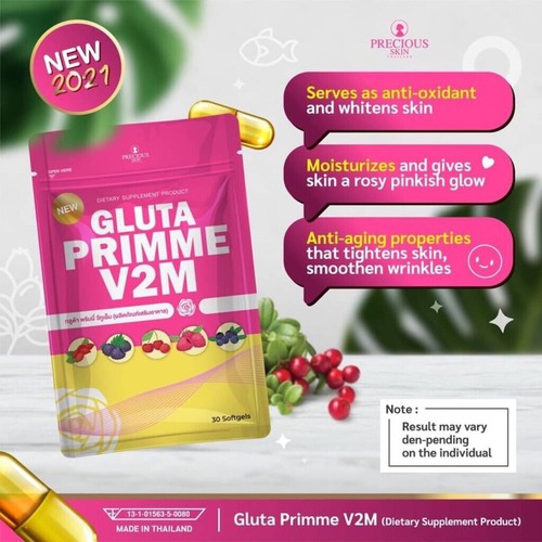 3x Gluta Prime NEW FORMULA - Premium Brightening & Skin Radiance (90 ...