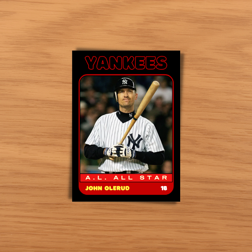 JOHN OLERUD Anselmo Azcano Legacy Art Series Card #24JOY2 | eBay