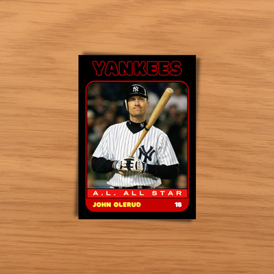 JOHN OLERUD Anselmo Azcano Legacy Art Series Card #24JOY2 | eBay