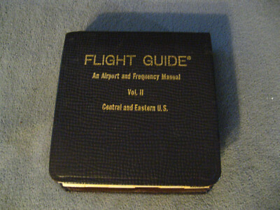 Flight Guide Monty Navarre 1974 Pilot Manual - Airport Map Ctrl East ...