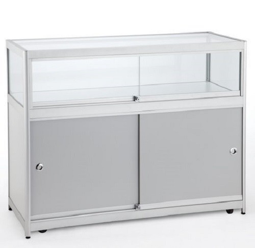 Professional High Class Aluminum Glass Counter Display Cabinet Home ...