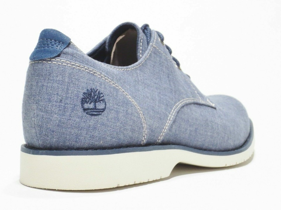TIMBERLAND MEN'S WOODHULL DENIM CANVAS OXFORD SHOES SELECT COLOR | eBay