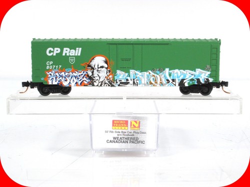 N Scale **CANADIAN PACIFIC** Graffiti Box Car #80717 - Micro Trains ...