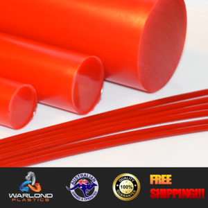 Red 90a Polyurethane Rod PU Machine Grade | eBay