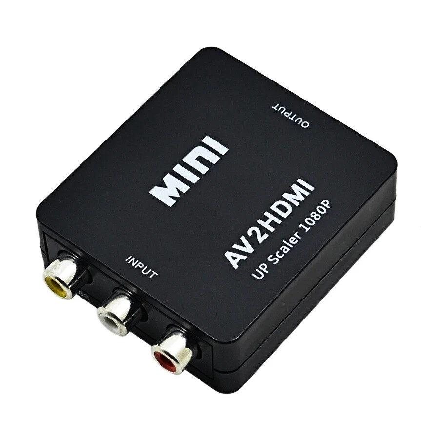 LOT RCA to HDMI Converter Adapter AV 1080P For TV Audio Video Composite ...