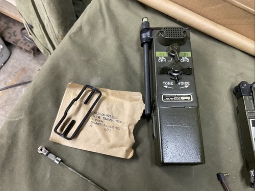 Military Radio PRR-9 Receiver Prt-4 Transmitter Transceiver 6m 51mhz ...
