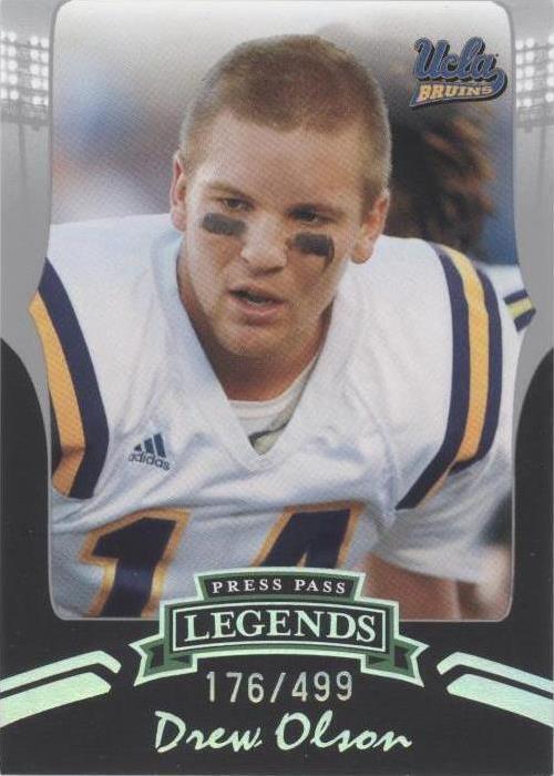 2006 Press Pass Legends - Drew Olson #S45 Silver /499 (RC) for sale ...